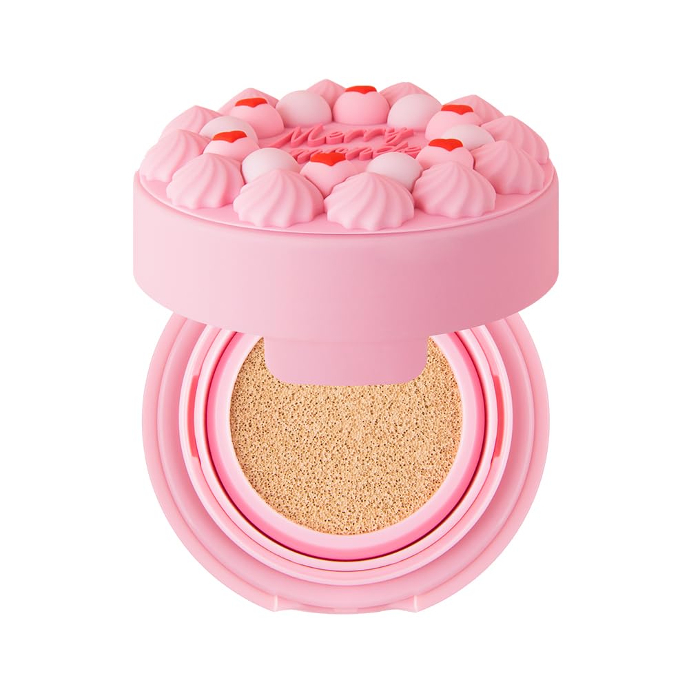 Merrymonde Happy Your Day Cushion, SPF40 PA++, Full Coverage, Pore ...