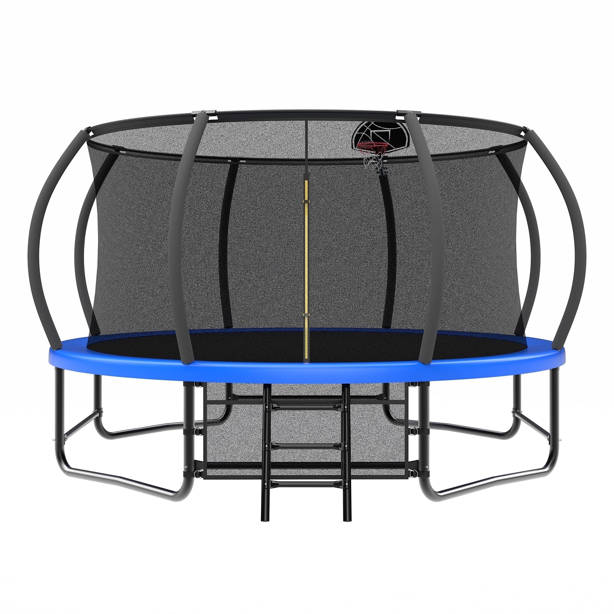 Mersco 14ft Trampoline for Kids and Adults, Pumpkin Outdoor Trampoline ...