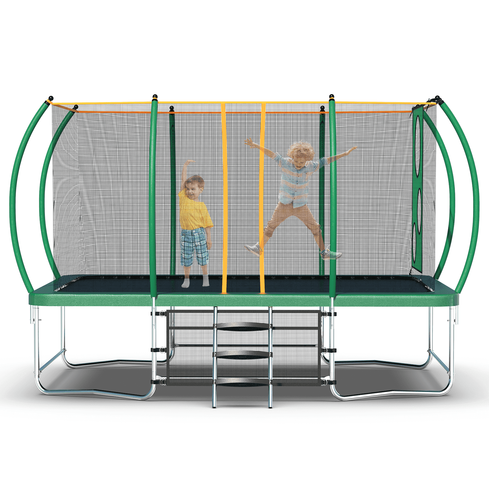 Mersco 8x14ft Large Rectangle Trampoline for Kids Adults,Big Outdoor ...