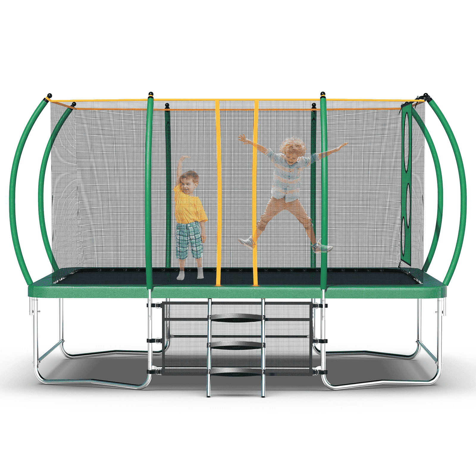 Mersco 8x14ft Large Rectangle Trampoline for Kids,Big Outdoor ...