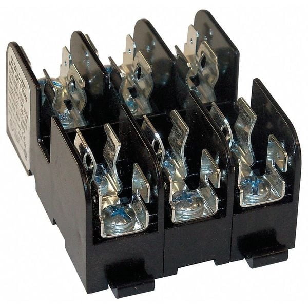 Mersen Fuse Block,0 to 15A,G,3 Pole 40113G - Walmart.com