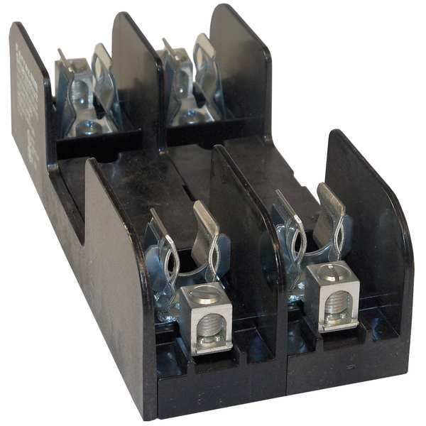 Open Fuse Block, R UL Class, 600V AC/DC Volt Rating, 2 Poles, Box Lug ...