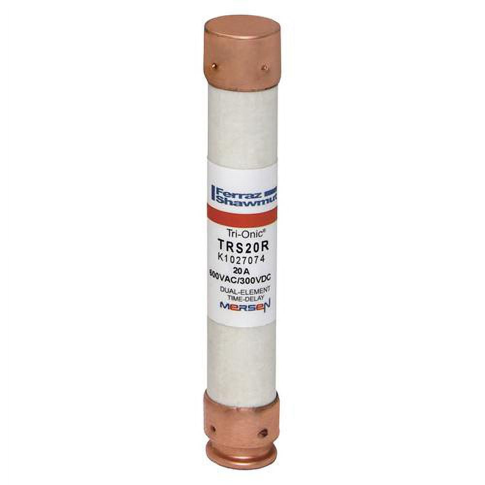 UL Class Fuse, RK5 Class, Time-Delay, 20A, 600V AC, Non-Indicating ...