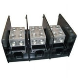 Power Distribution Block, Open, 3 Pole, 620 A Copper, 1,000 V AC/DC ...