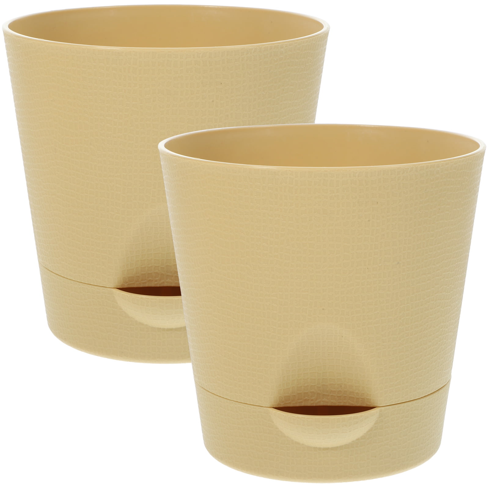 Mersess 1 Set of Automatic Watering Planters Plastic Planting Pots Self ...