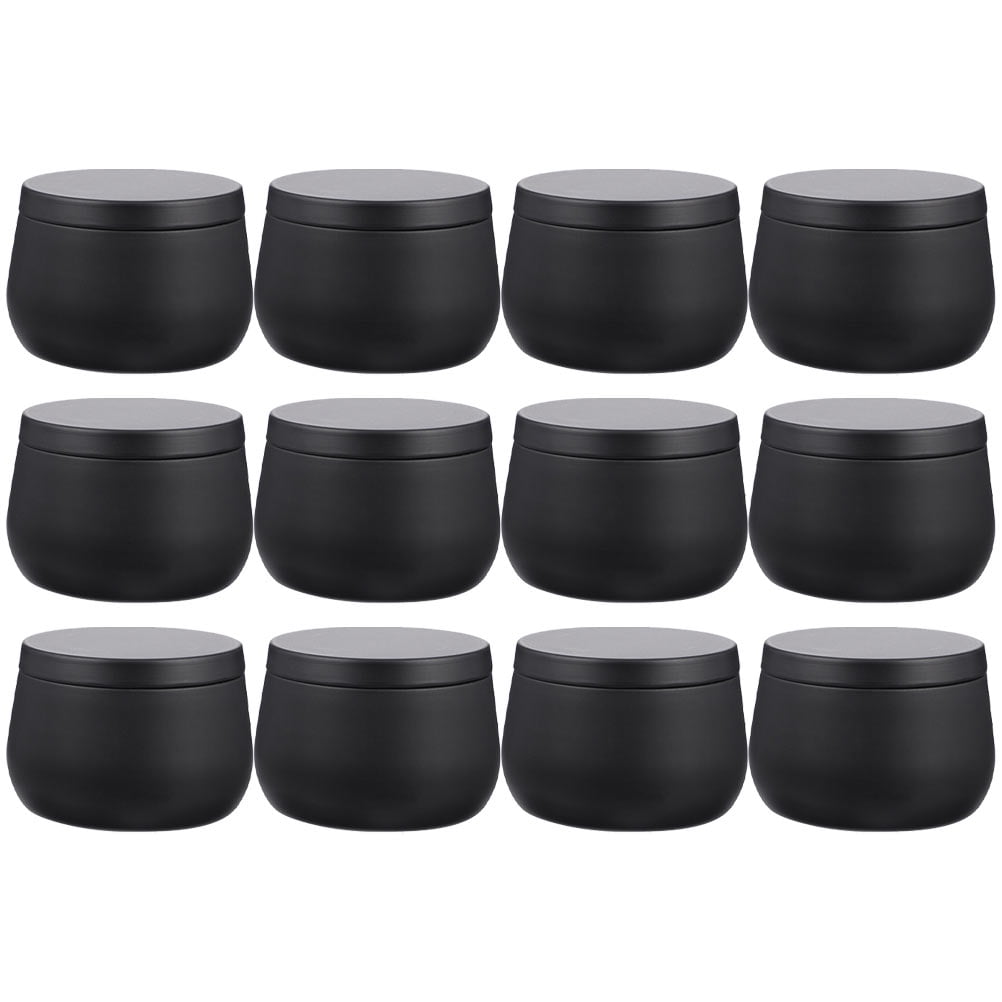 LOLIPPYY Round Storage Boxes Tinplate 12Set 2.95X2.55X2.00In - Walmart.com