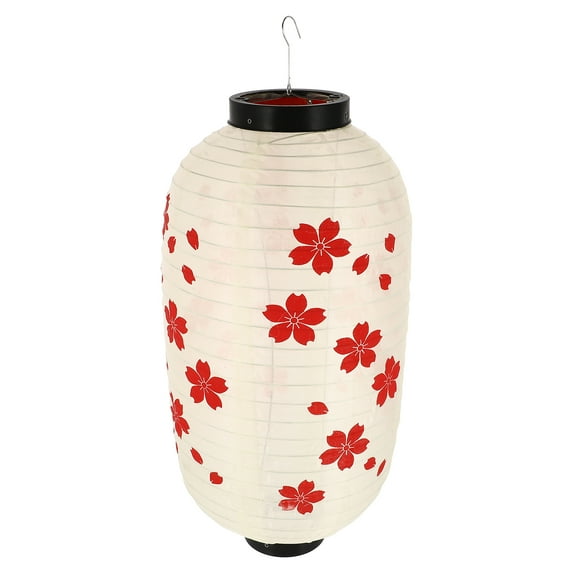 Mersess 1Pc Cherry Blossoms Hanging Lantern Indoor Lantern Decor Silk ...