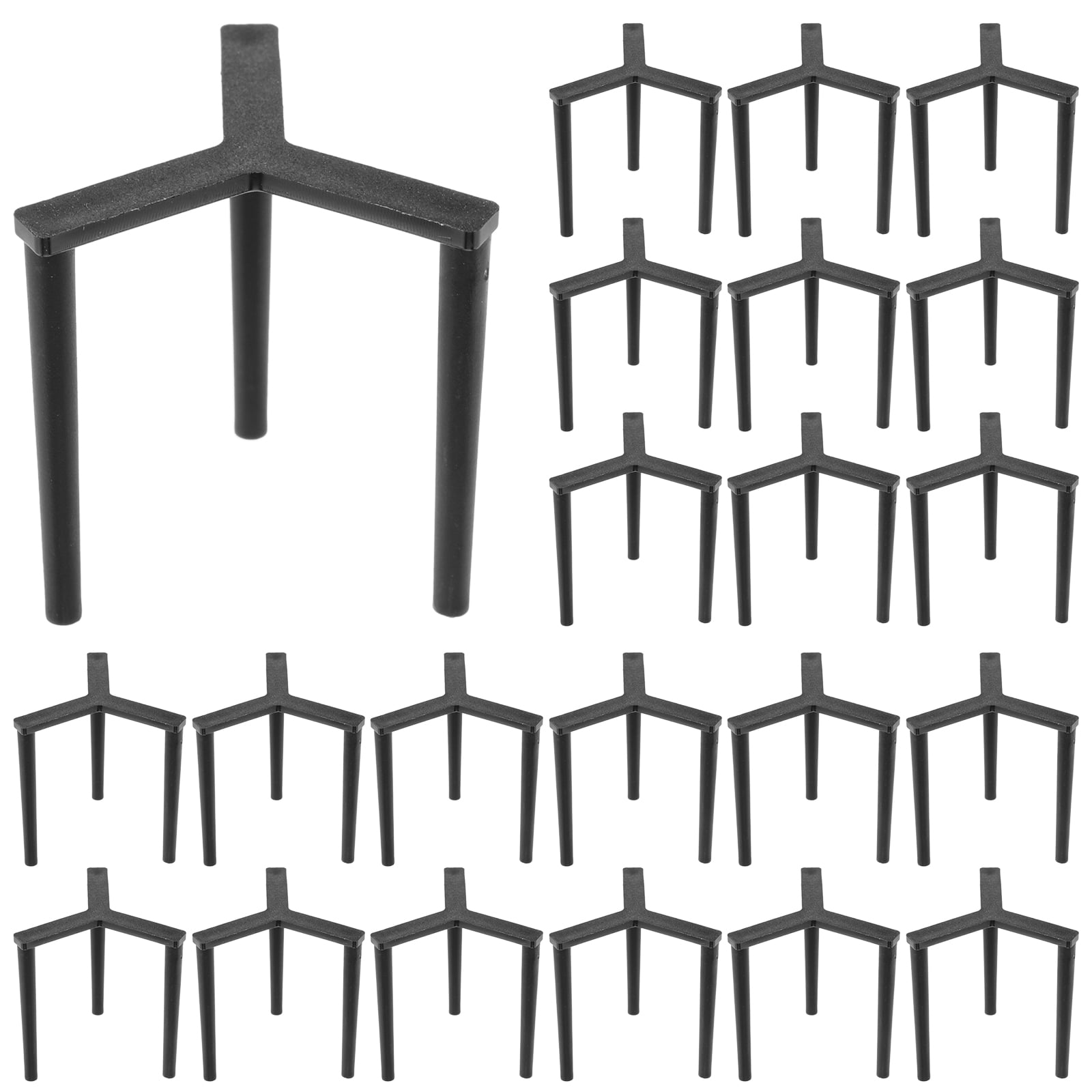 Mersess 200Pcs Pizza Anti- Triangle Brackets Disposable Reusable ...