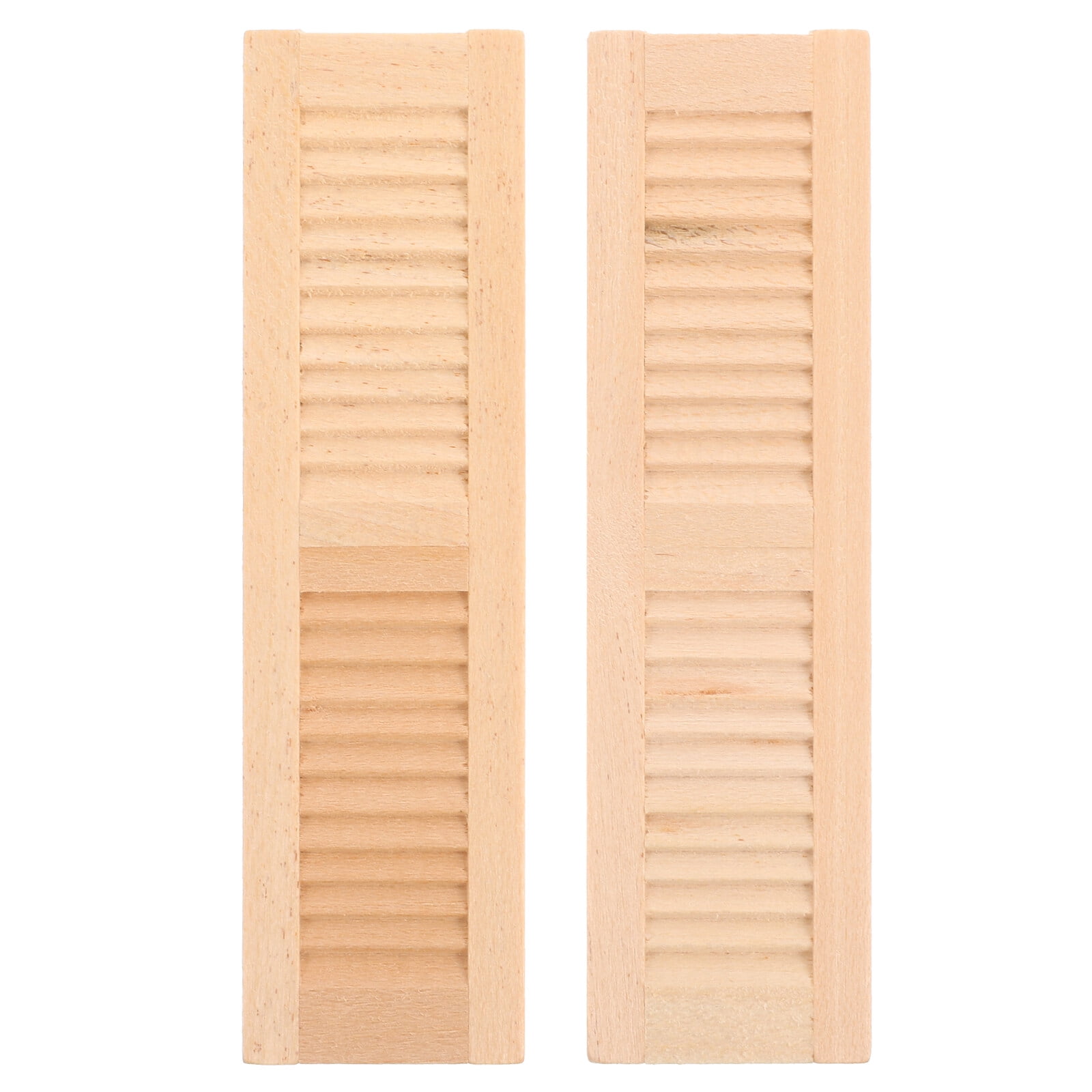 Mersess 2pcs Doll House Wood Blind Models Miniature Blind Models ...