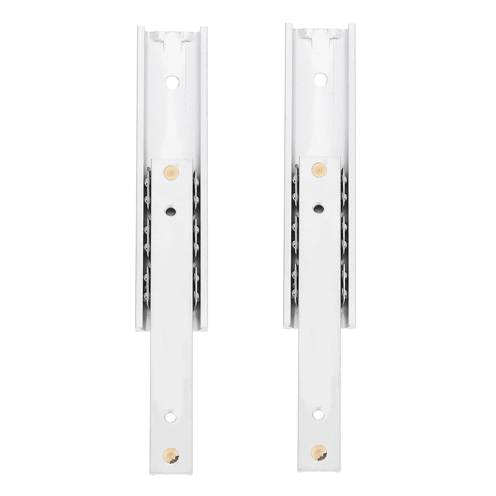 Mersess 2pcs Drawer Slide Track Rails Metal Drawer Slides Cupboard ...