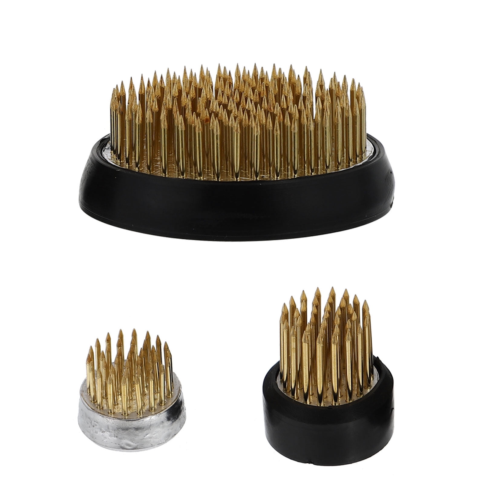 LOLIPPYY 3Pcs Golden Flower Arranger Floral Fixation Base for Home Use ...