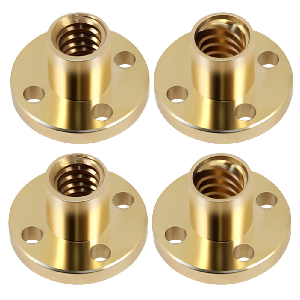 Mersess 4pcs Anti Backlash Loaded Nut Pitch 2mm 8mm Elimination Nut for ...