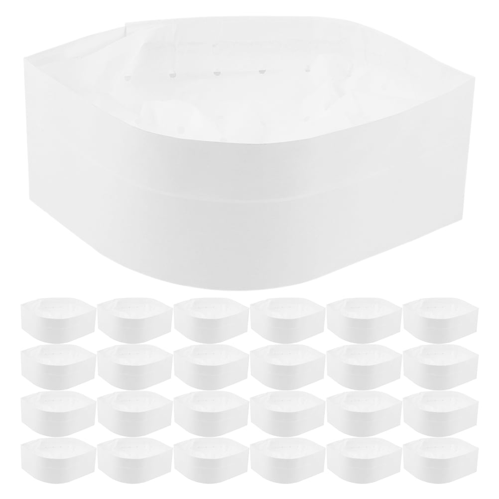 Mersess 50pcs Disposable Chef Hats Retro Soda Hats Disposable Chef Hats ...