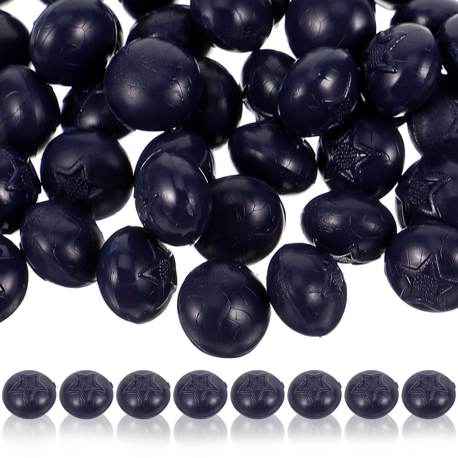 Mersess 50pcs Artificial Blueberries Models for Photography Props and ...