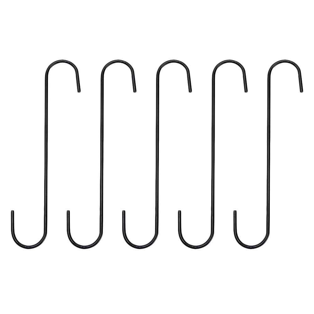 Mersess 5PCS Flower Box Brackets Shaped Patio Hooks Fence Hanging Hook ...