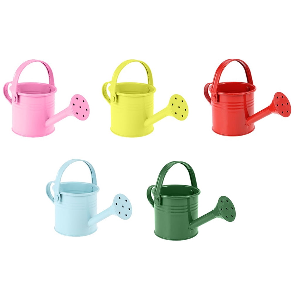 Mersess 5Pcs Sand Beach Toy Kids Watering Can Garden Tool Kids Garden ...