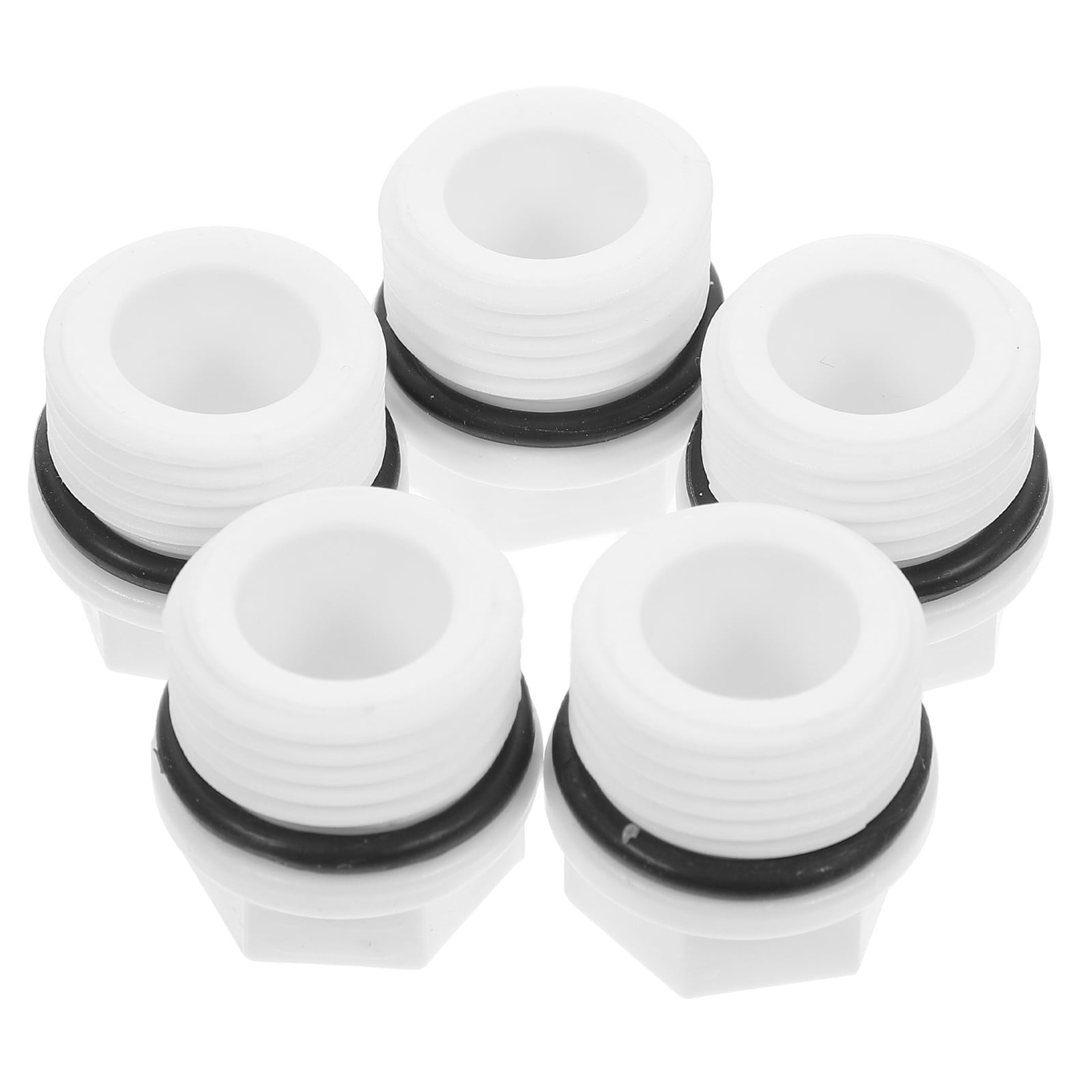Mersess 5pcs Male Threaded PPR End Cap Plugs Connector Garden Hose Plug ...