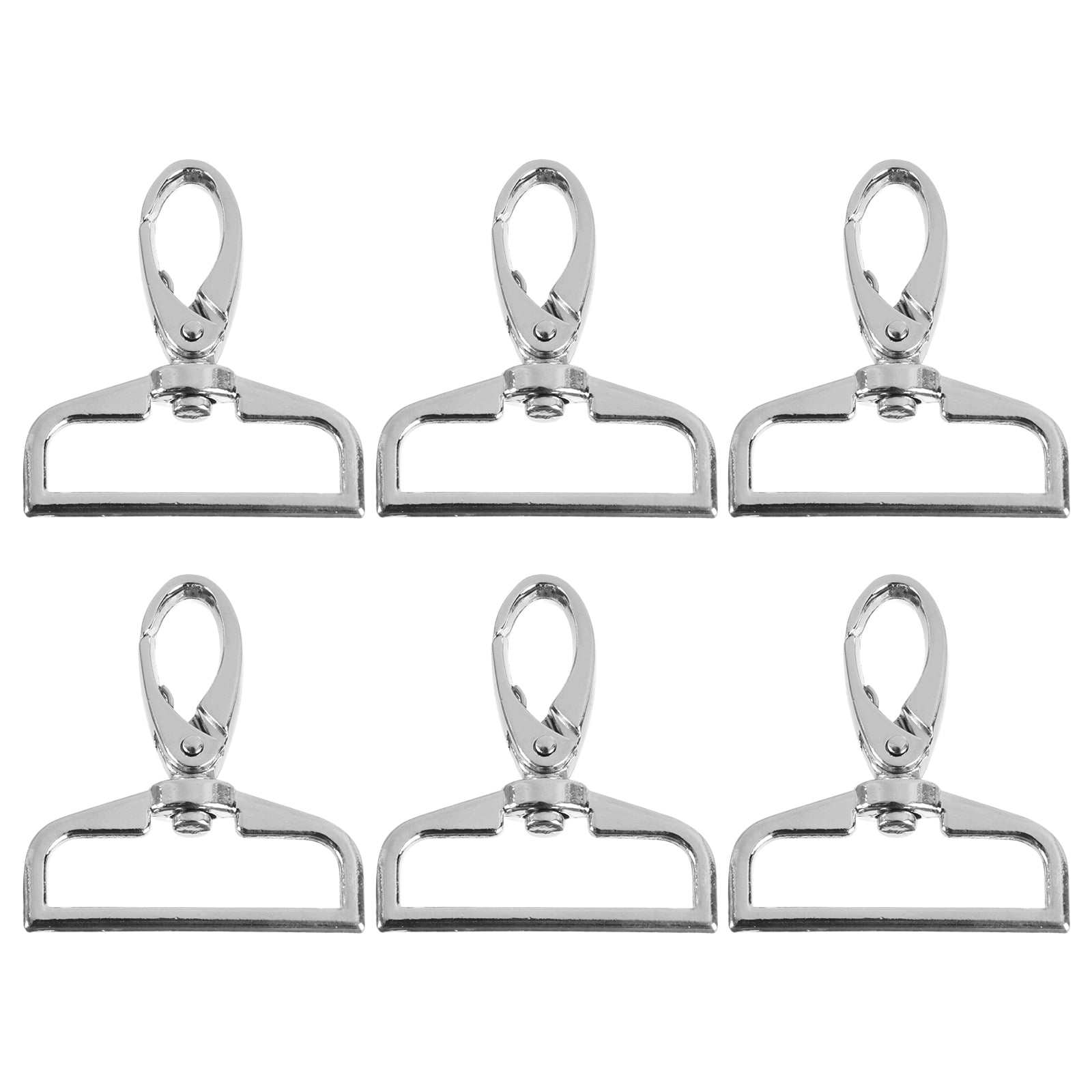 Mersess 6pcs 1.5 Inch Inside Diameter D-Ring Lobster Clasp Claw Swivel ...