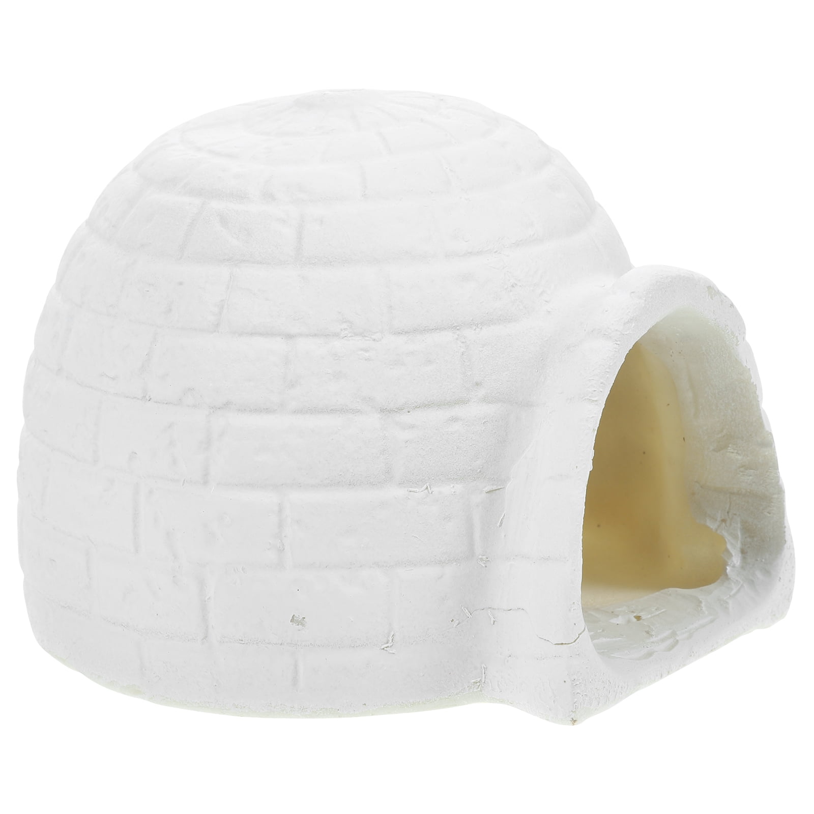 Mersess Artificial Polars Ice House Figurine Realistic Ice House Decor ...