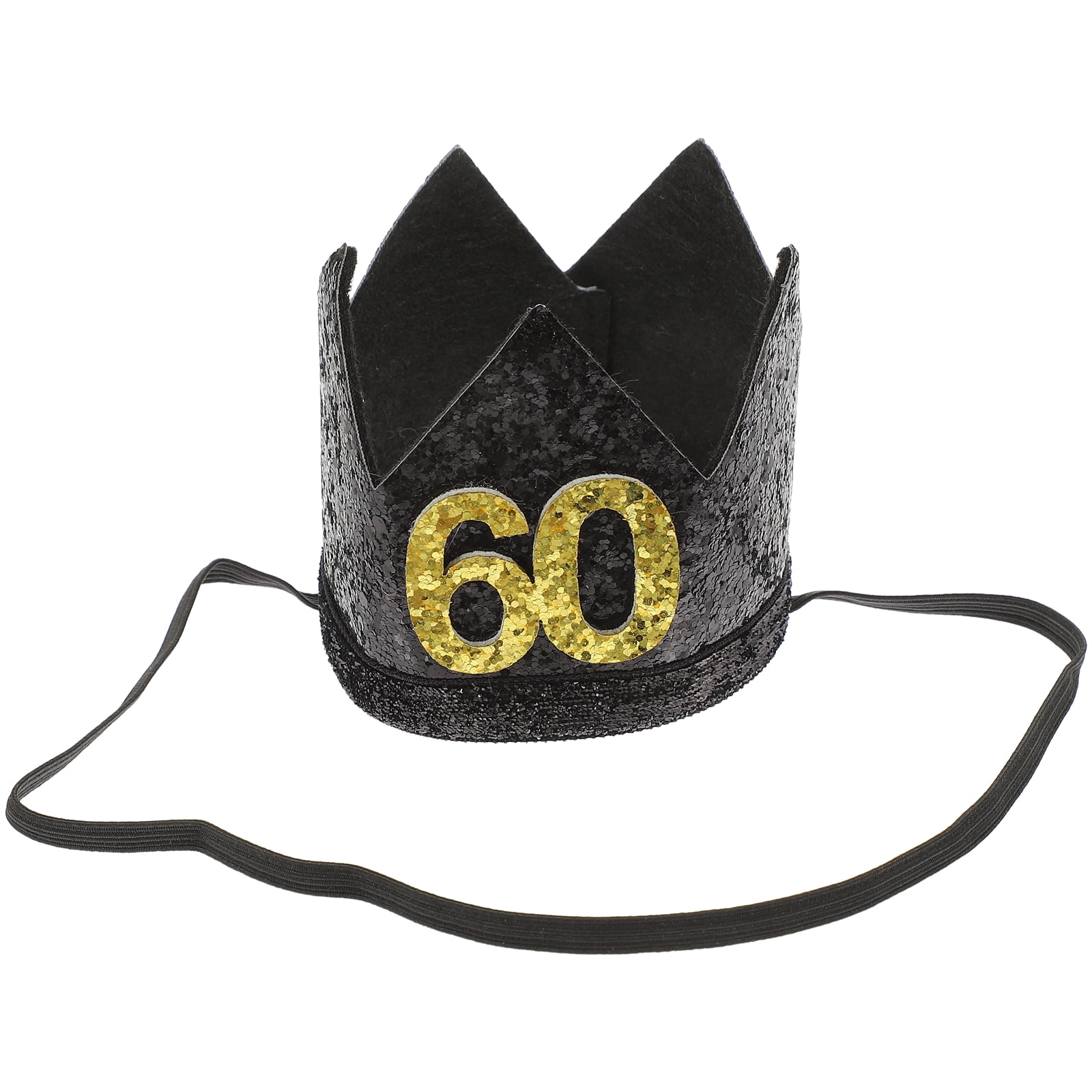 Mersess Birthday Crown Hat 60th Birthday Glitter Crown Dirty Sixty ...