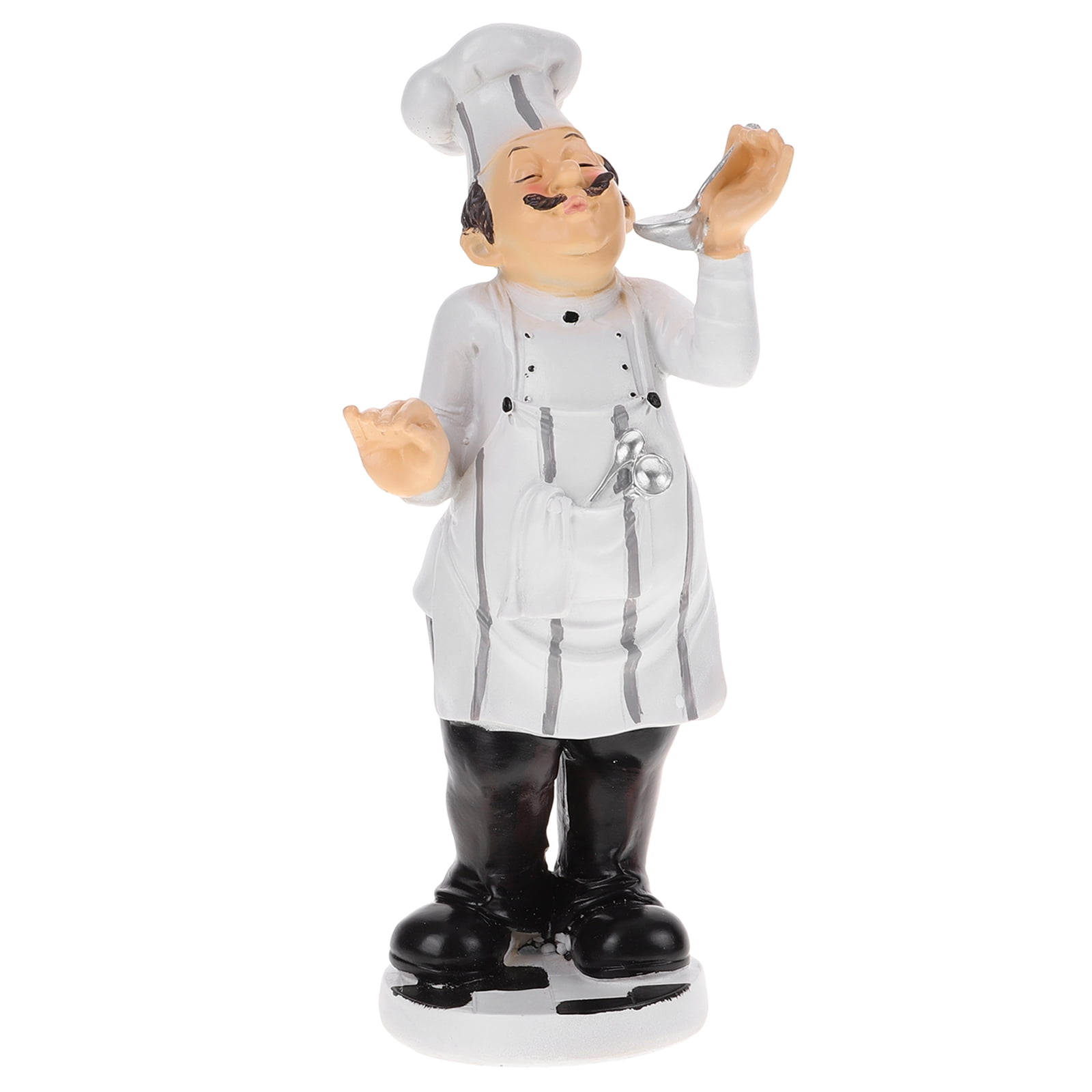 Mersess Chef Figurine European Style Chef Statue Model Miniature Chef ...