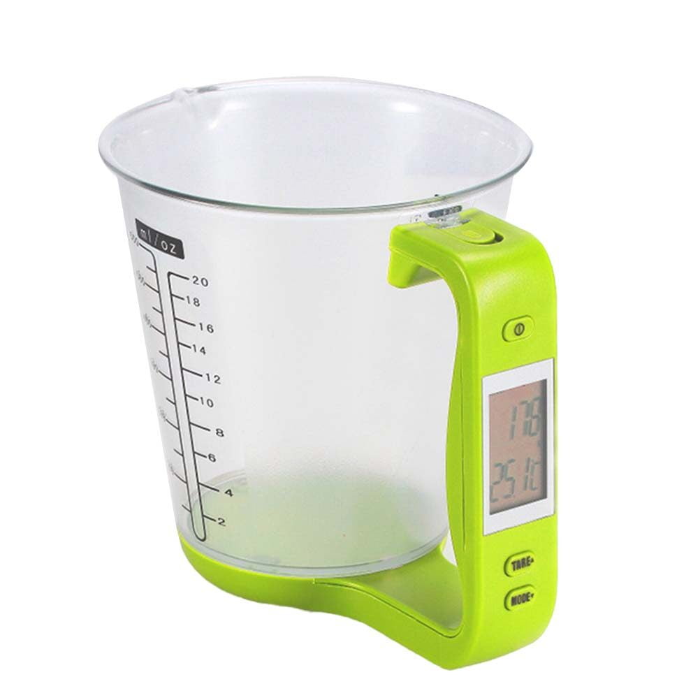 Mersess Digital Measuring Cups Scale Cups LCD Display Kitchen Weight ...