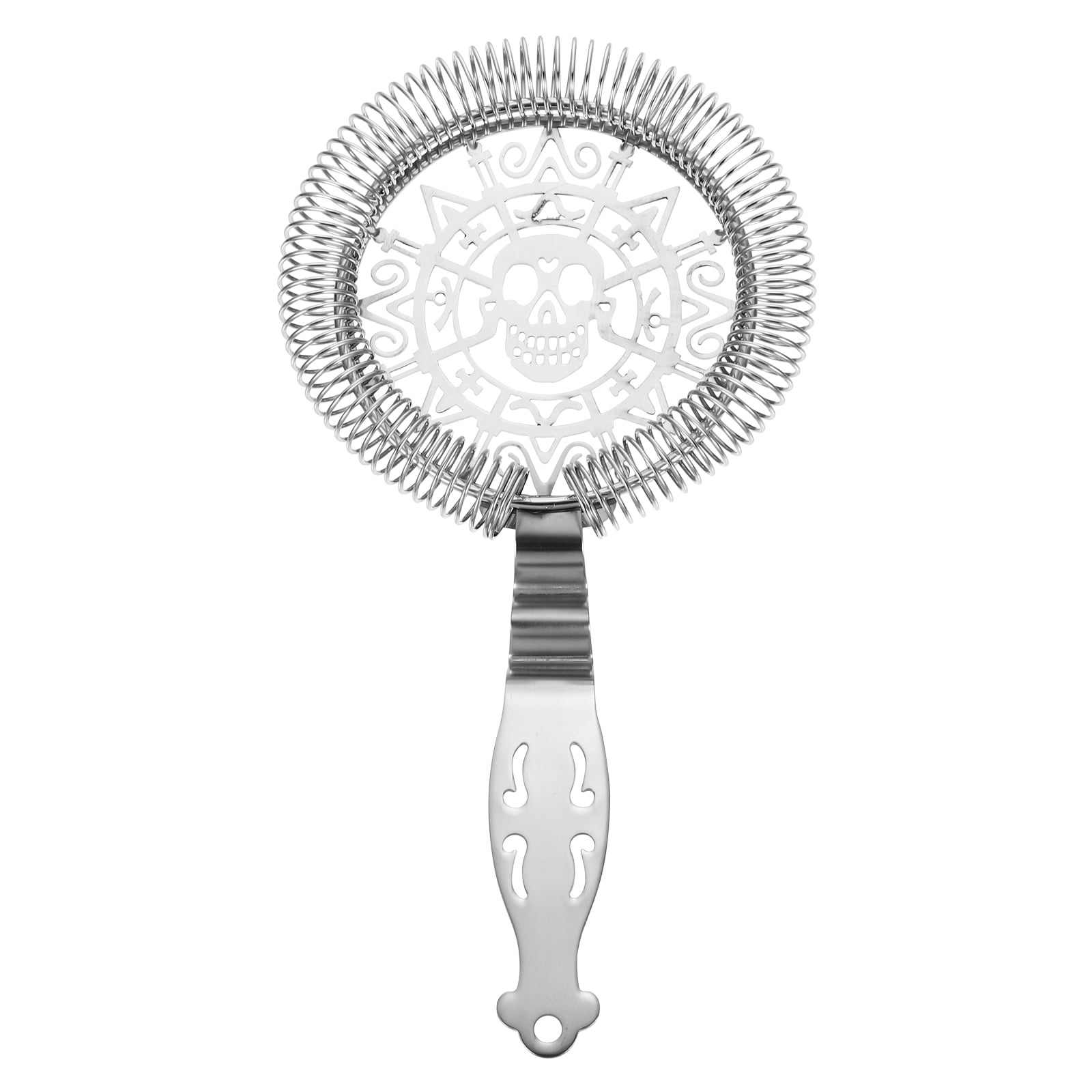 Mersess Fine Mesh Cocktail Strainer Stainless Steel Decorative Portable ...