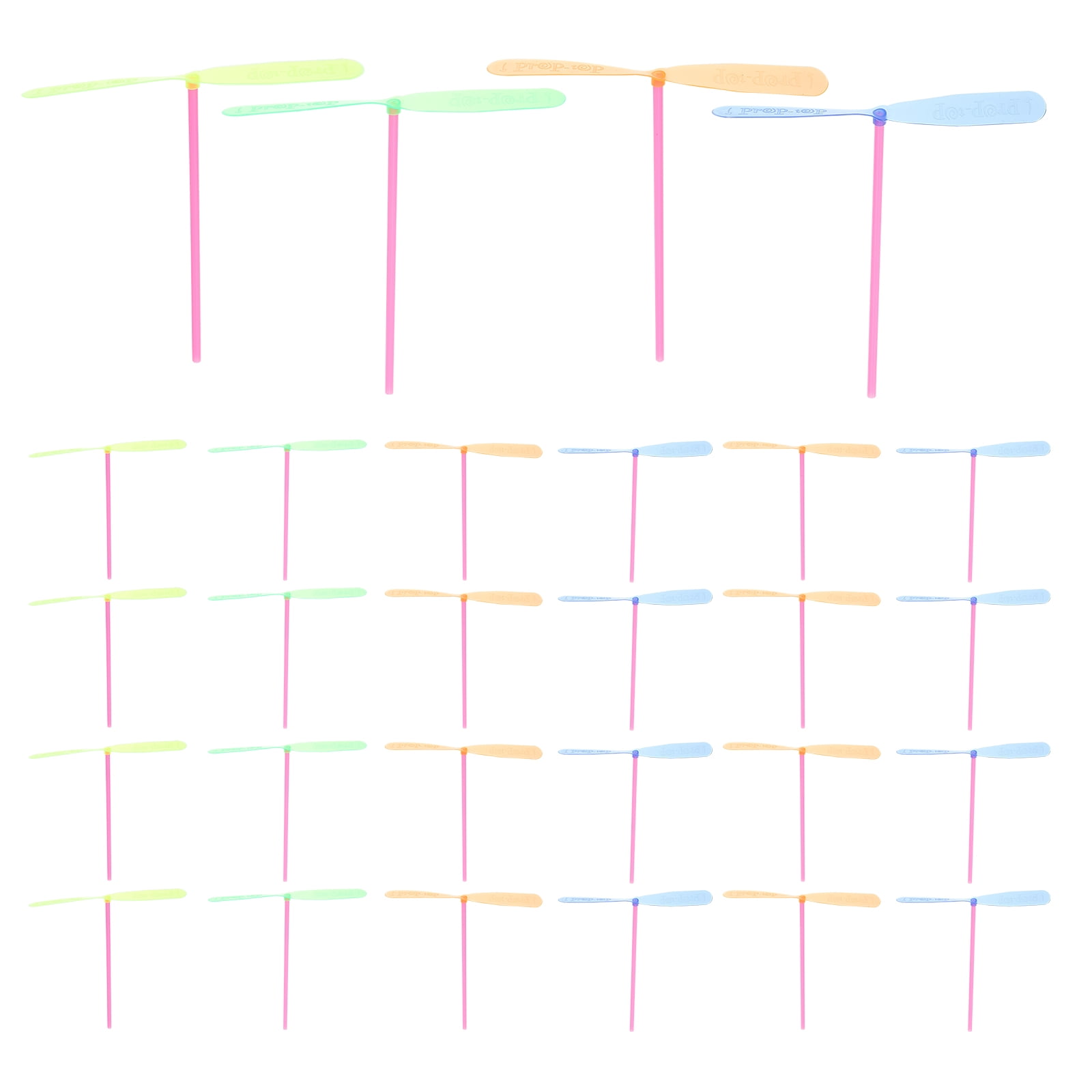 Mersess Flying Helicopter 40pcs Hand Rubbing Dragonfly Colorful Flying ...