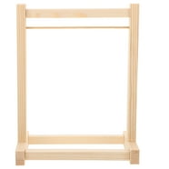 "Mainstays 2-Tier Adjustable Garment Drying Rack, Rolling Wheels, Metal ...