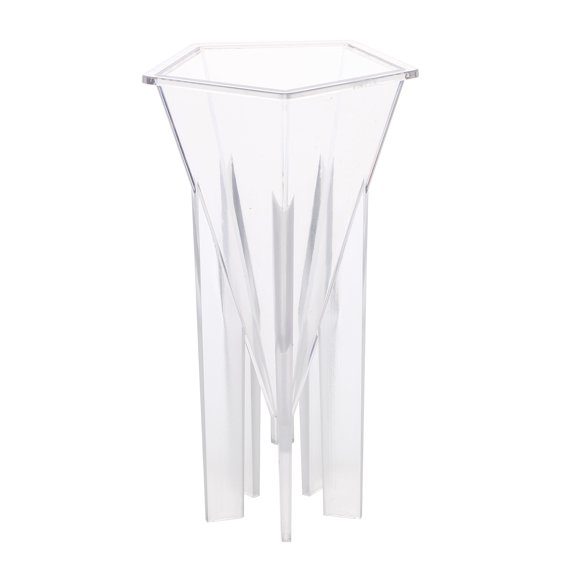 1 Set Transparent Plastic Pentagonal Cone Mold for Candle Decoration ...