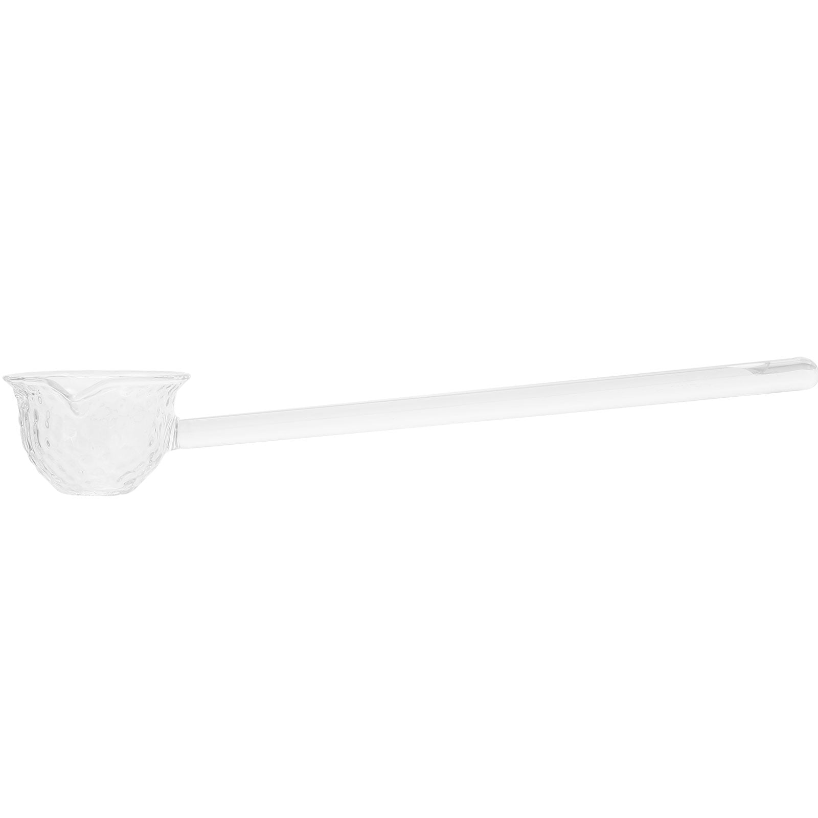 Mersess Glass Serving Ladle with Spout Long Handle Soup Ladle Spoon Tea ...