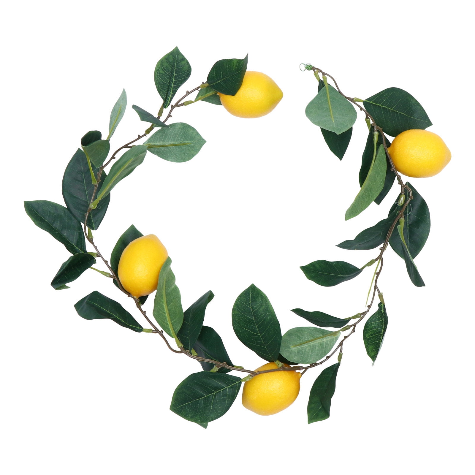 Mersess Lemon Leaves Artificial Garland Eucalyptus Vines Greenery ...