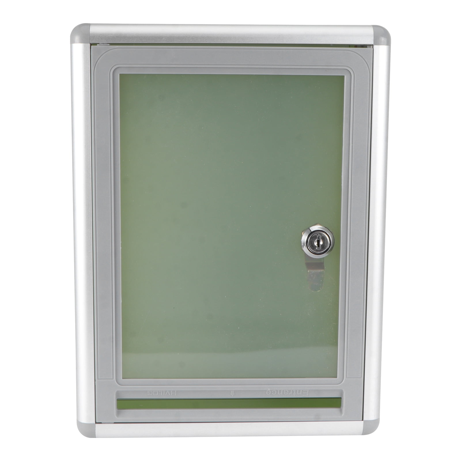 Mersess Metal Letter Box Alloy Drop Suggestion Box Wall Mailbox Wall ...