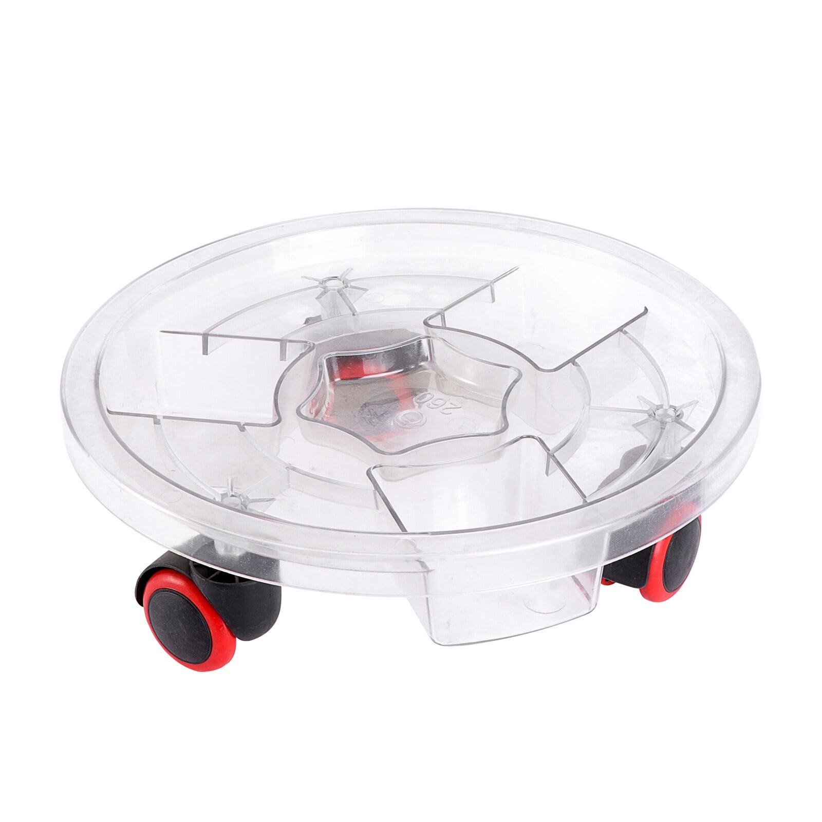 Mersess Round Potted Stand on Wheels Easy Moving Dolly Pallet Dolly ...