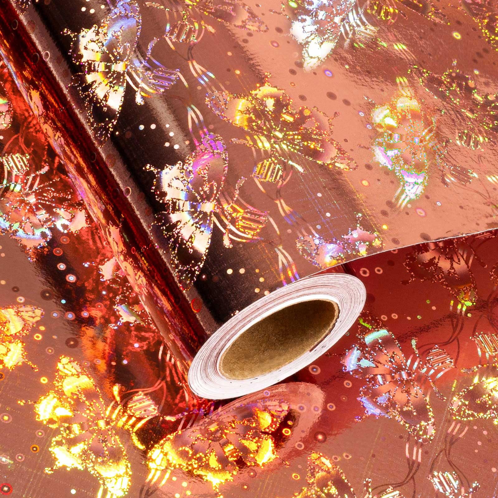 Merture 17 In X 32.8 Ft AIS1 (46.5 sq.ft.) Metallic Rose Gold Wrapping ...