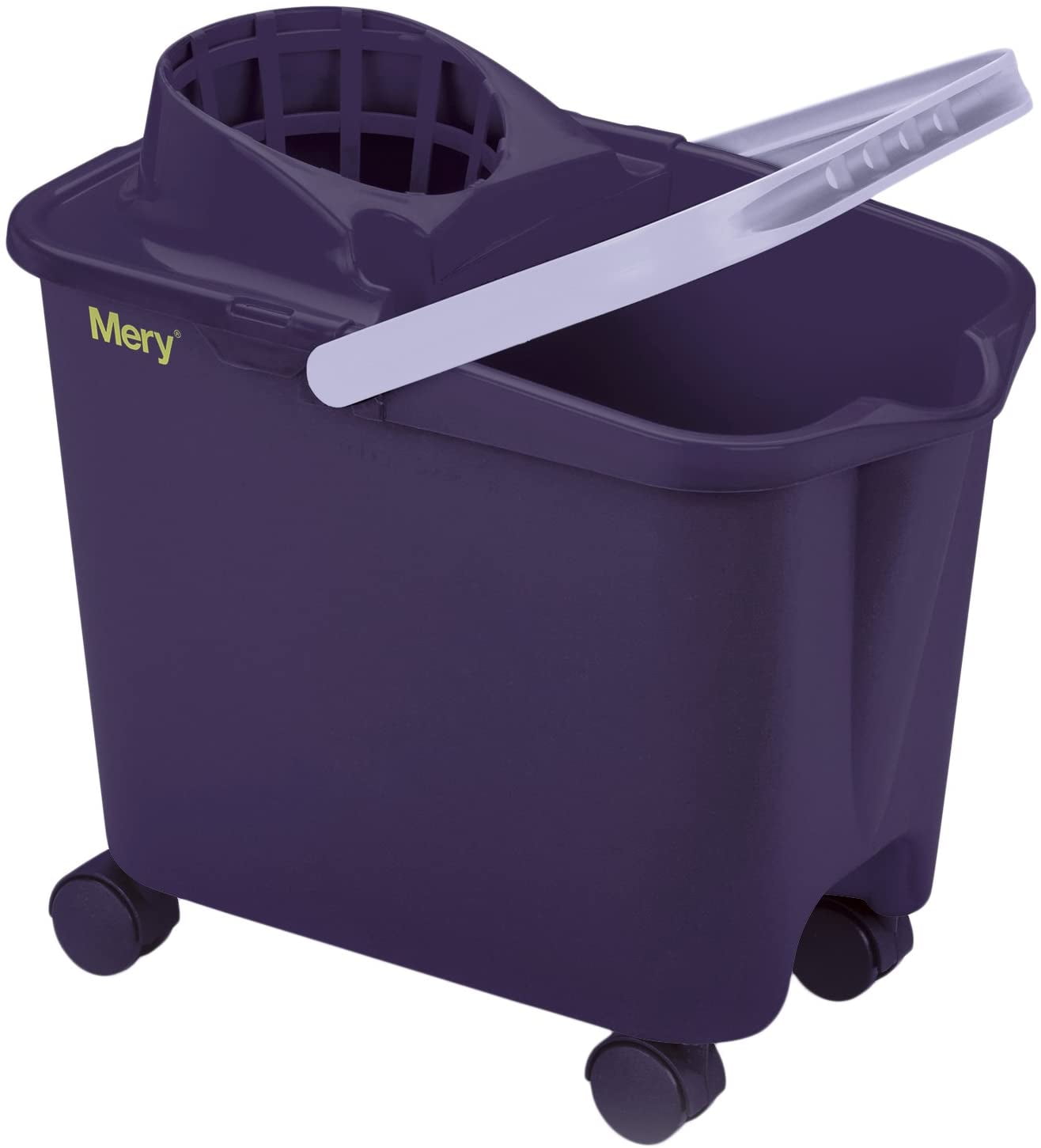 Mery Mop Bucket with Wheels, Purple, 14 Liter - Walmart.com
