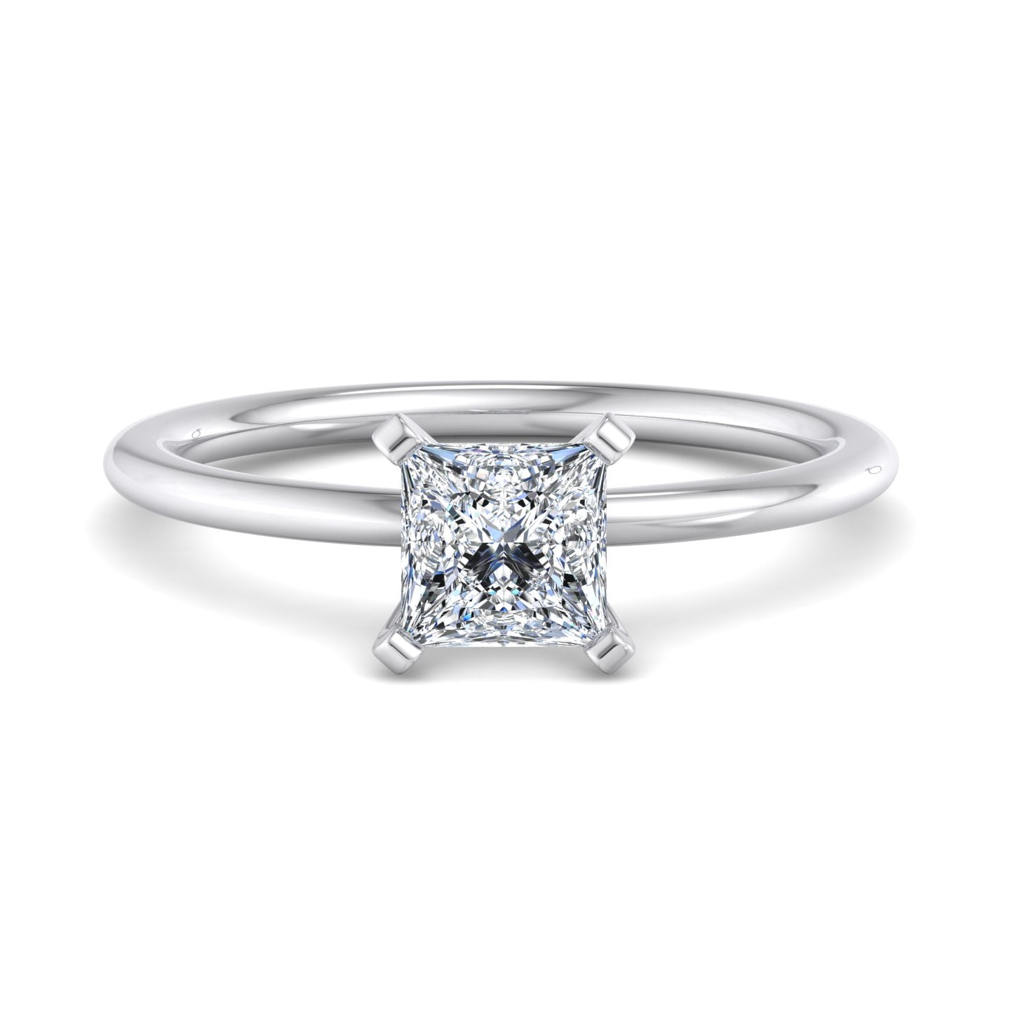 Meryn Jewelry 1.47 Ct Moissanite Engagement Ring for Women - Simple ...