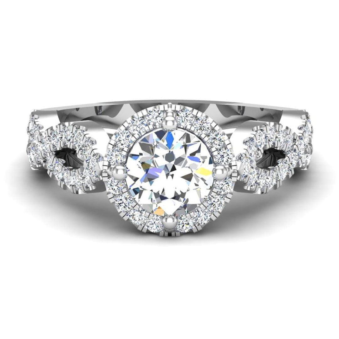 Meryn Jewelry 1.8 Ct Brilliant Round Cut Classic Engagement Wedding ...