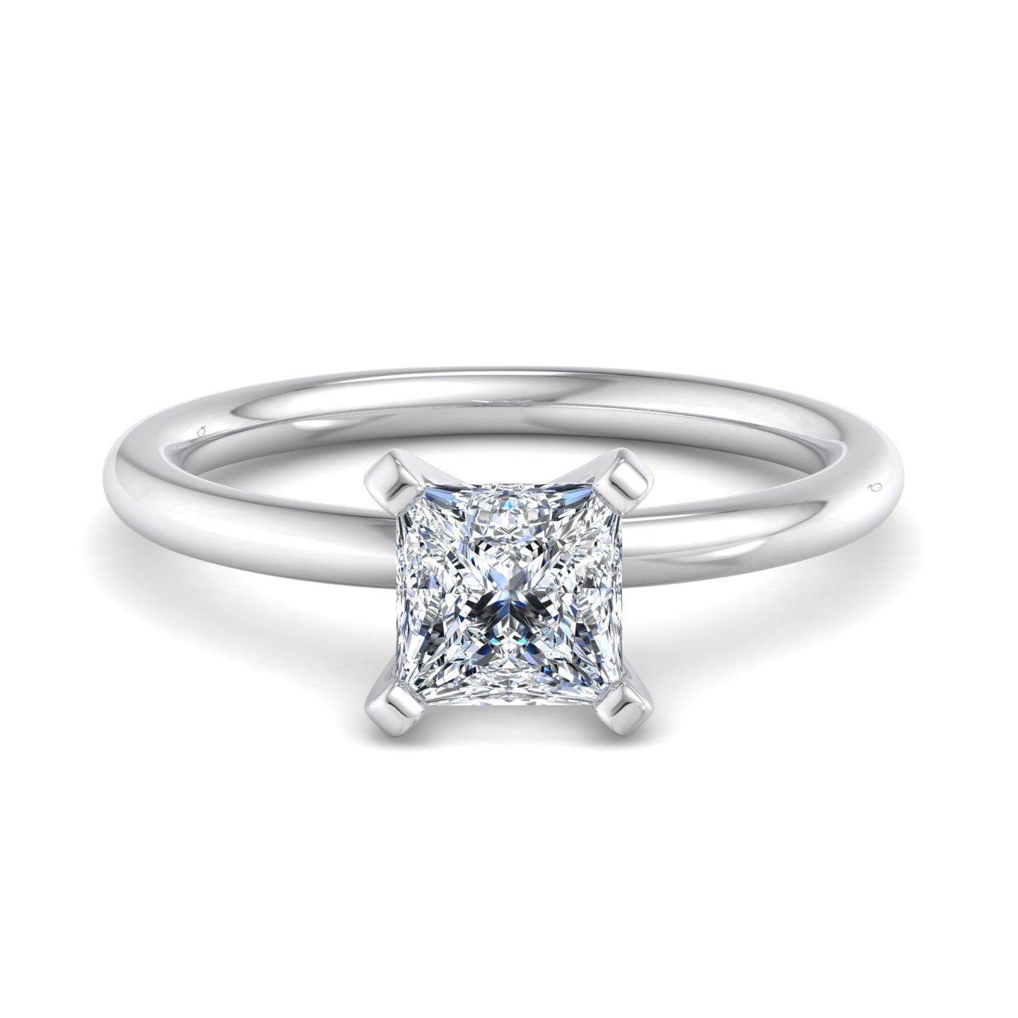 Meryn Jewelry 1.77 Ct Engagement Ring for Women - Princess Cut ...