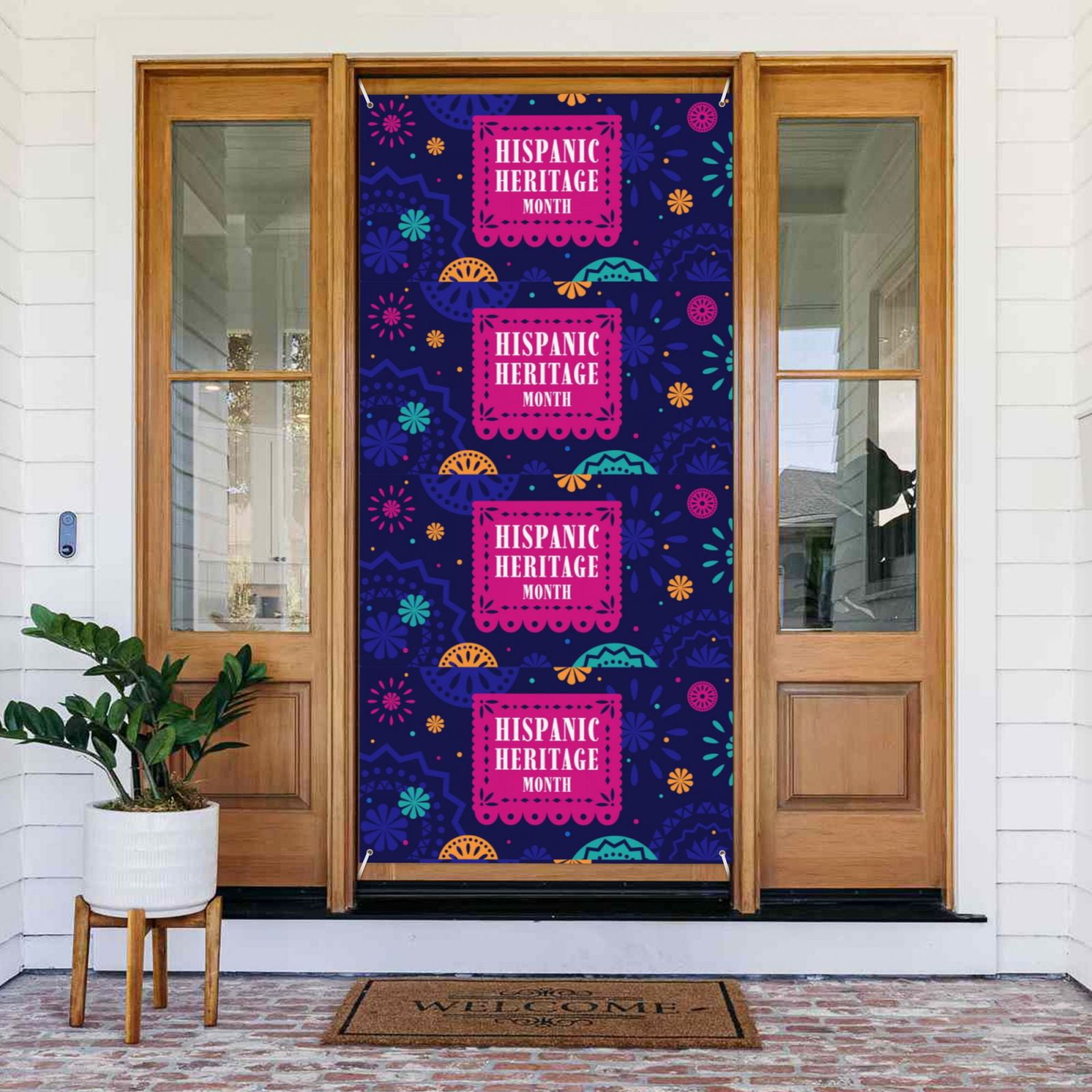 Mes Nacional De La Herencia Hispana Hispanic Heritage Month Door Cover ...
