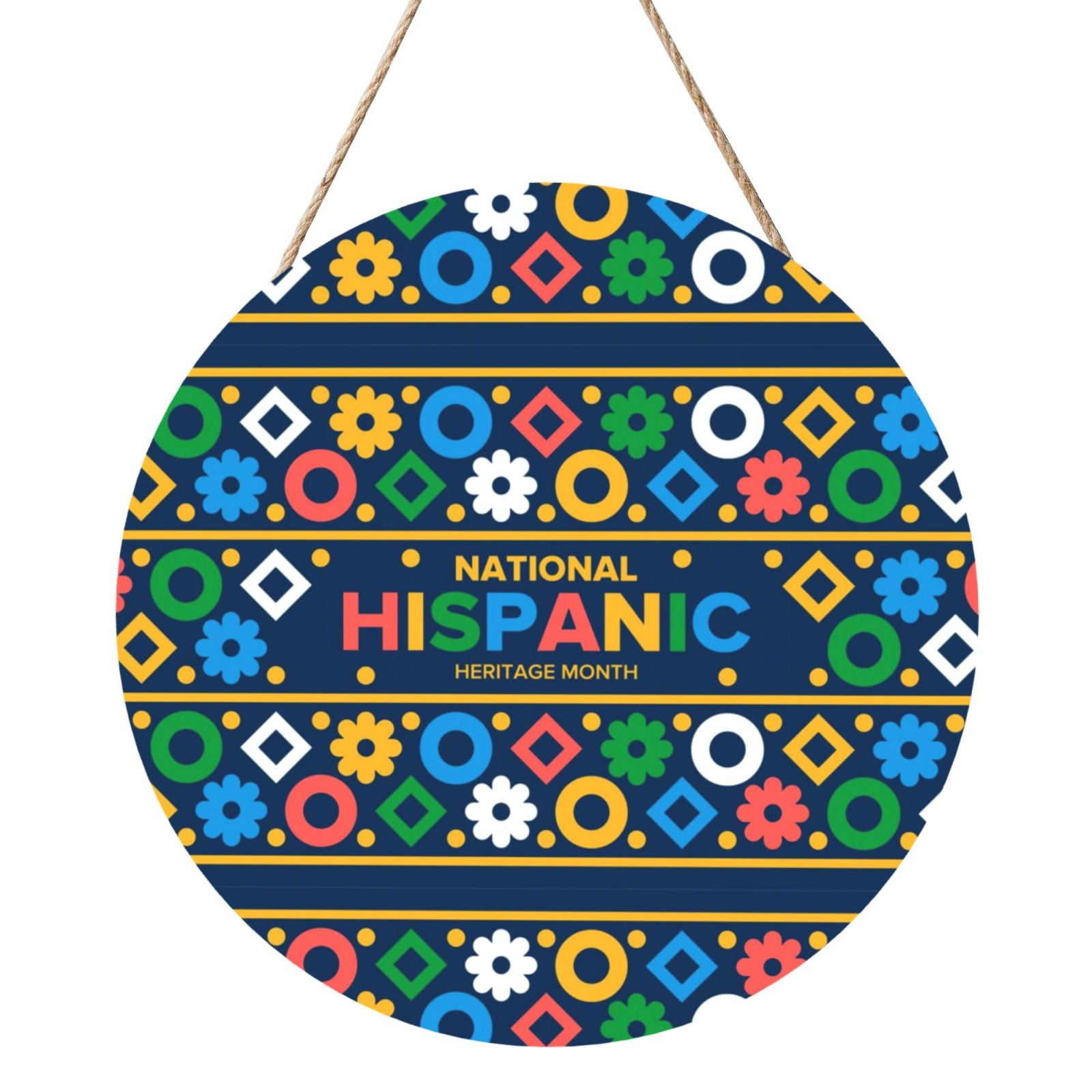 Mes Nacional De La Herencia Hispana Hispanic Heritage Month Wooden ...