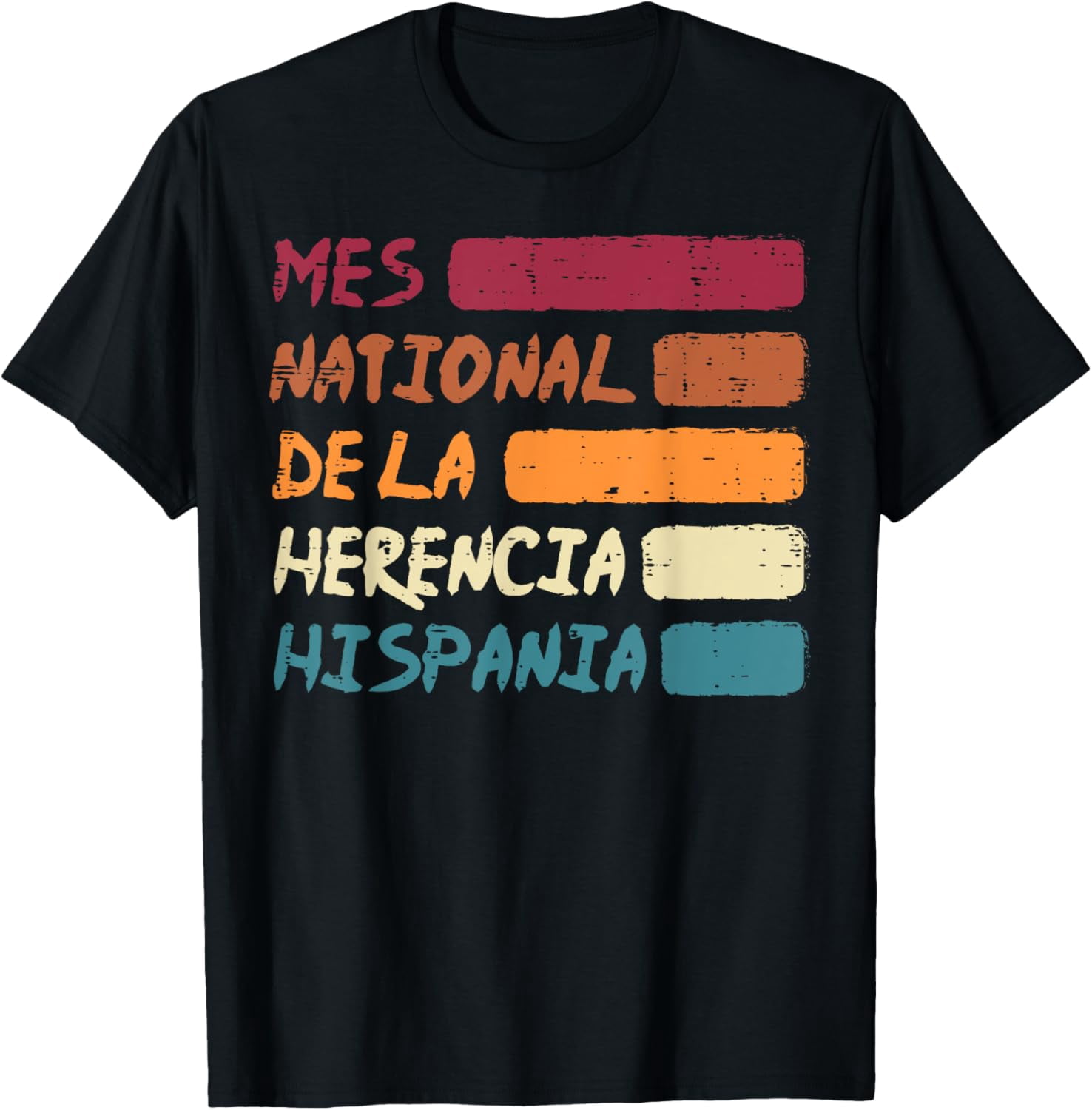 Mes National De La Herencia Hispana Hispanic Heritage Month T-Shirt ...