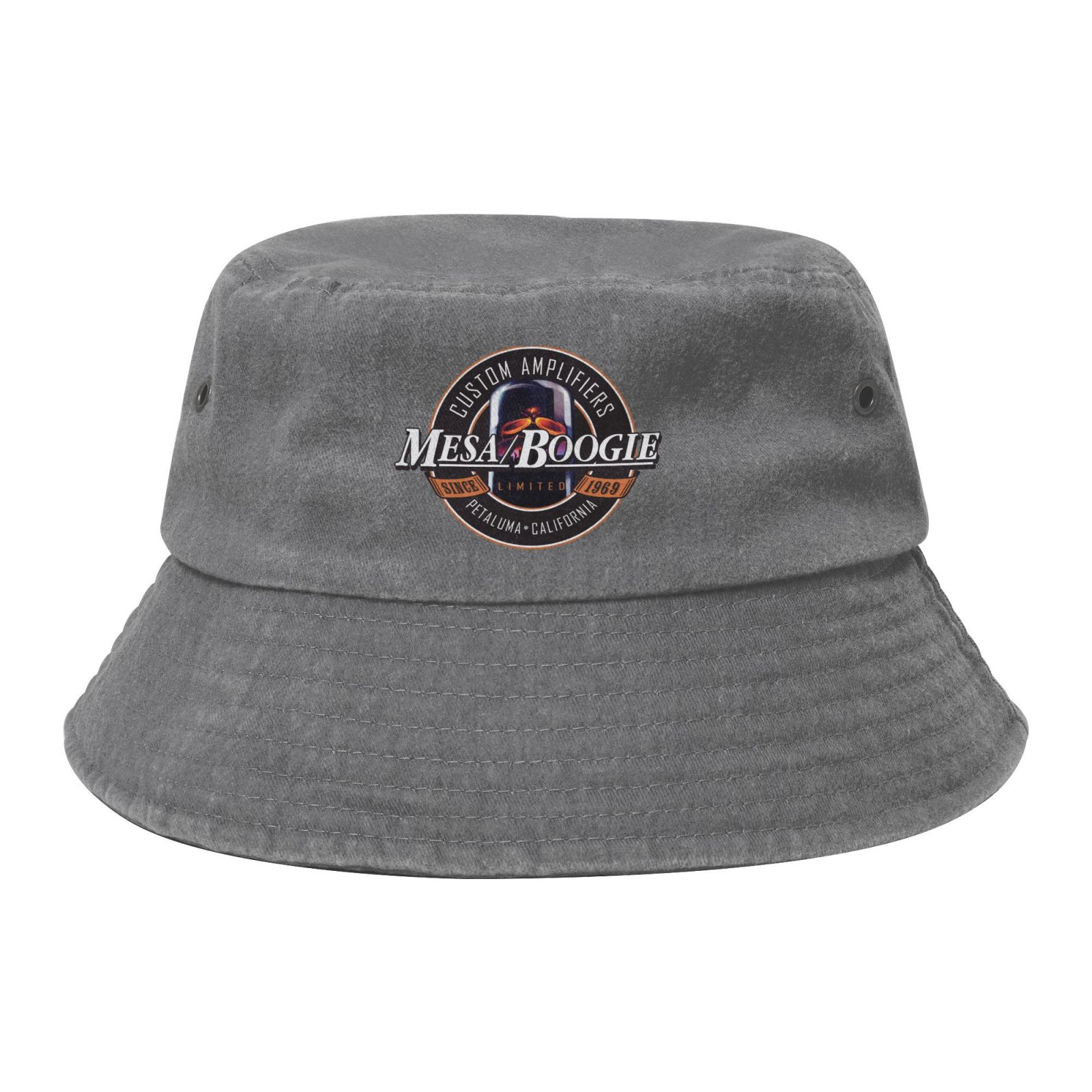 Mesa Boogie Washed Denim Sun Hats for Men Women Bucket Hat Wide Brim UV ...