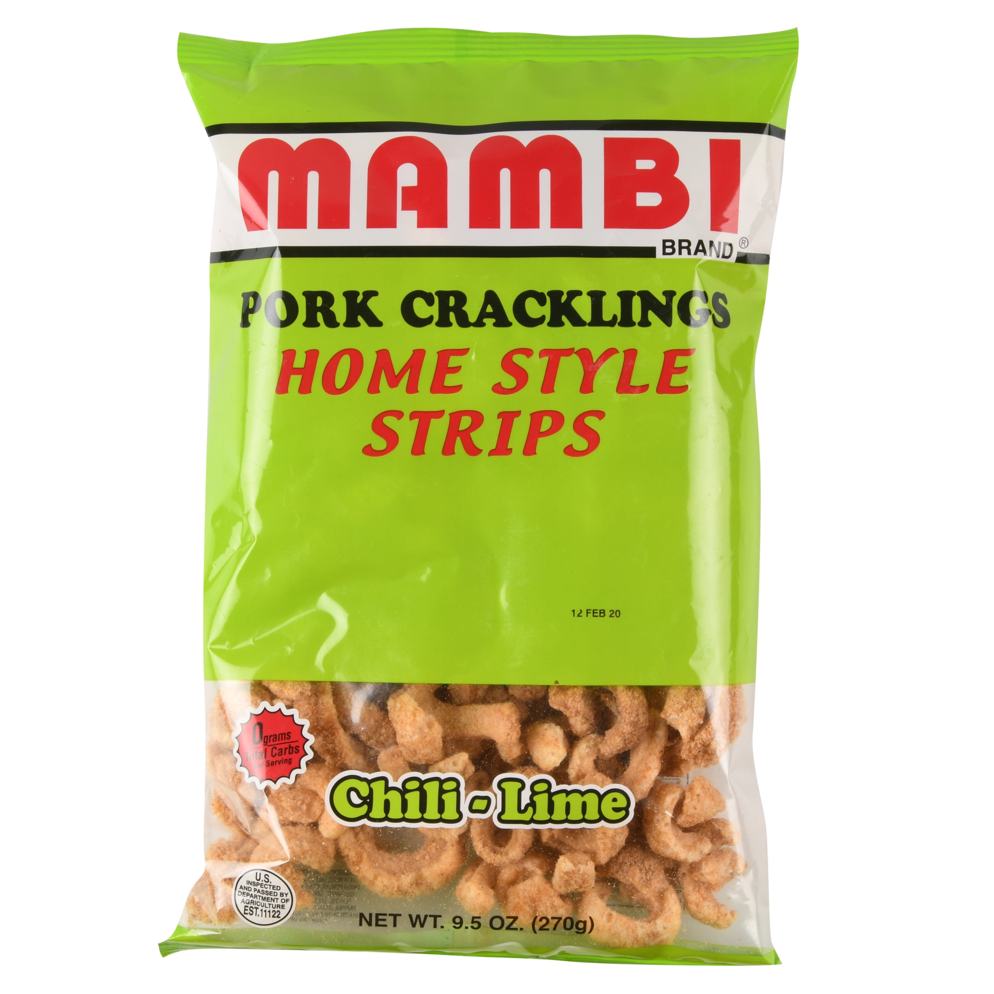 Mesa Meat Processors Mambi Pork Cracklings, Chili-Lime, Home Style ...