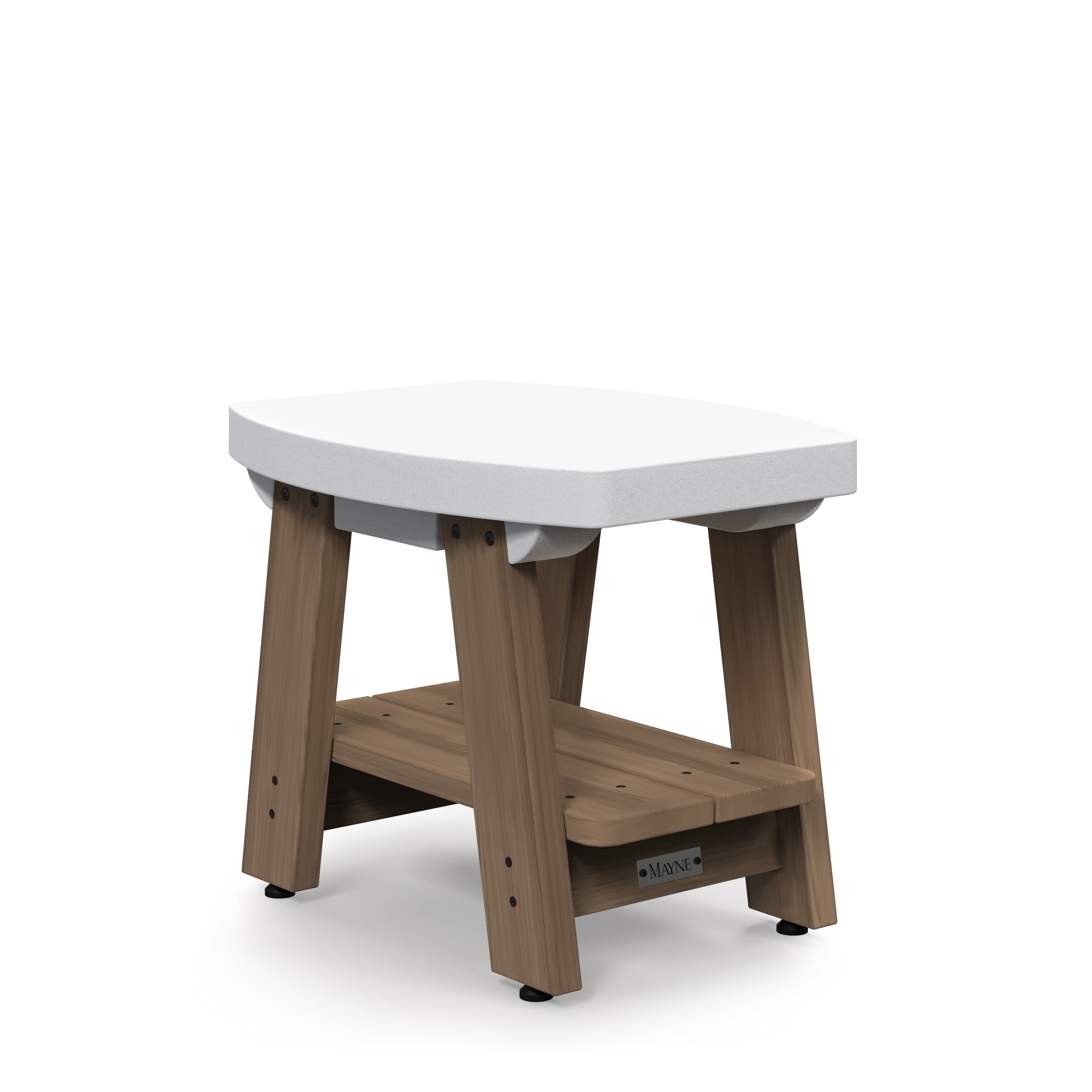Mesa Side Table - White - Walmart.com