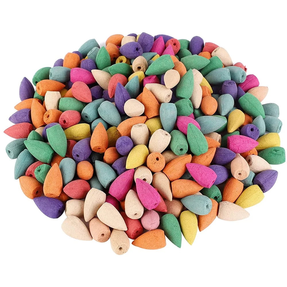MesaSe 100Pcs Backflow Incense Cones Natural Scents Waterfall Incense ...