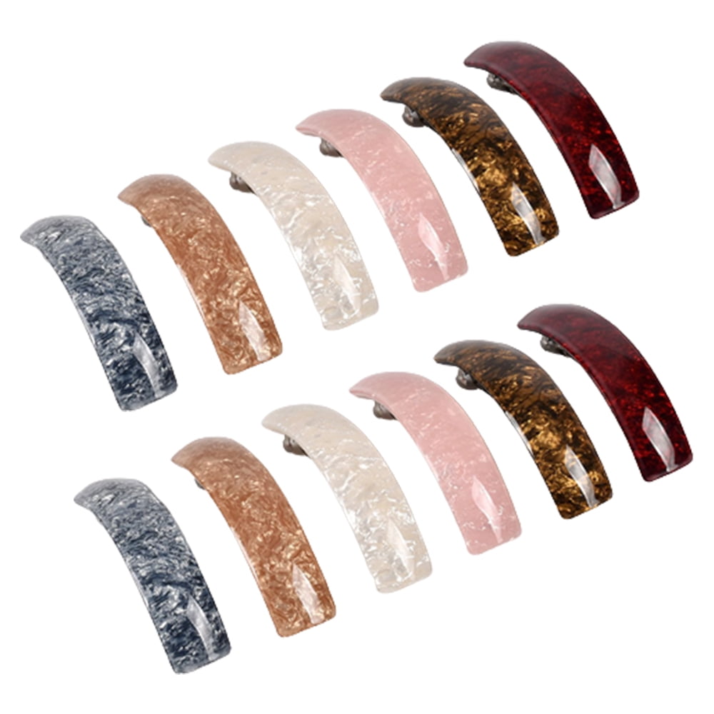 MesaSe 12 Pieces Barrettes for Women Hair Clips Hair Accessories Large ...