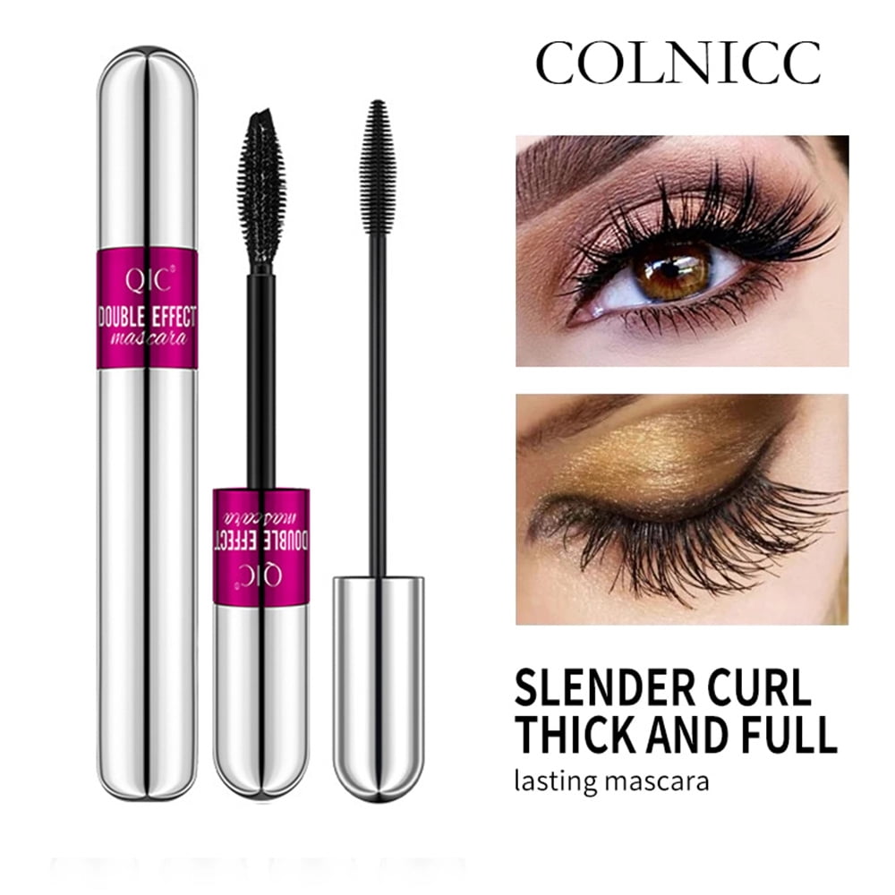 MesaSe 2 in 1 Washable Mascara Makeup, 4D Silk Fiber Lash Mascara, 0.32 ...