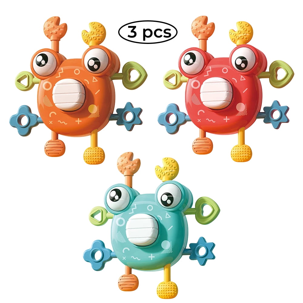 MesaSe 3PCS Children's Crab Pusher Happy Fun Puzzle Finger Pusher Happy ...