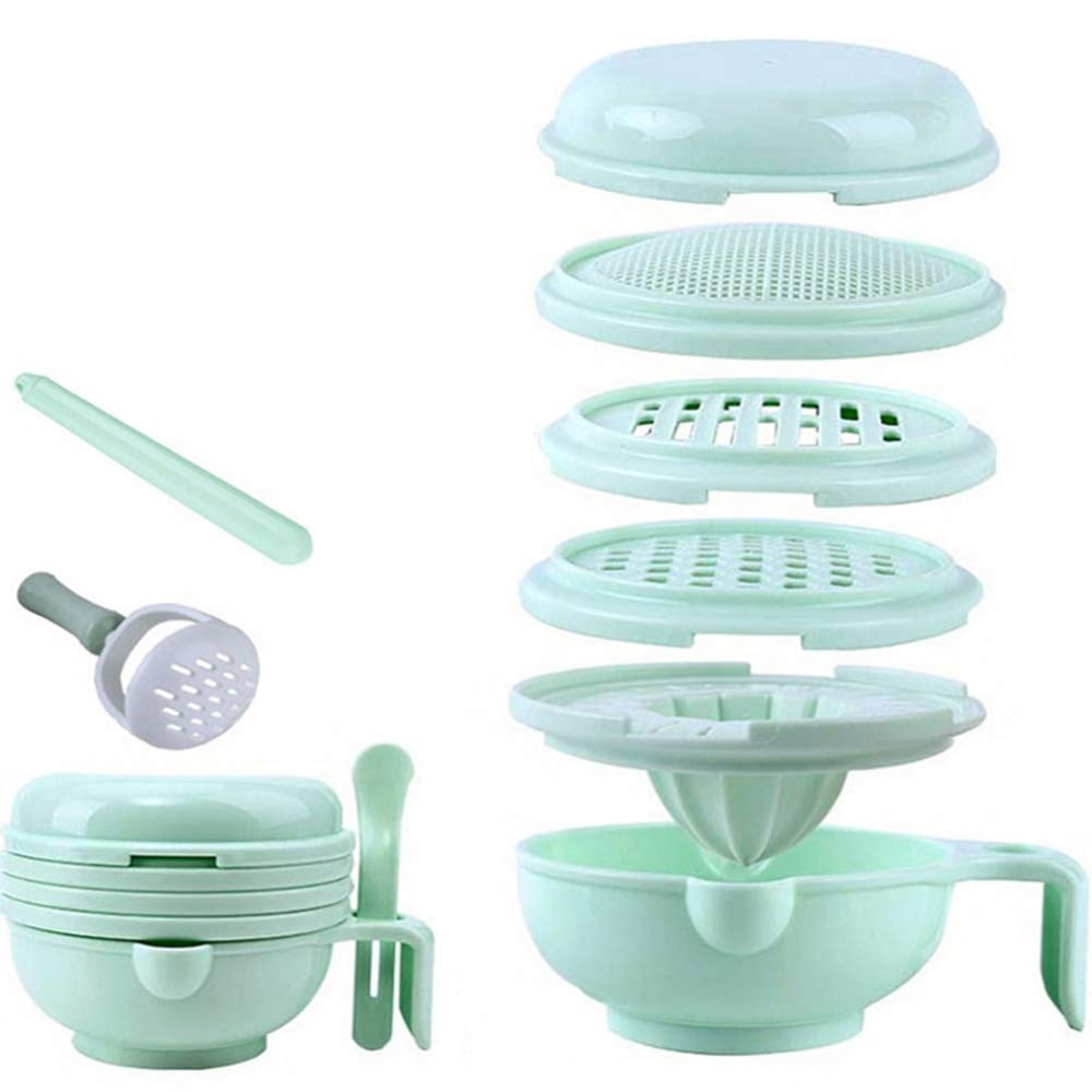 MesaSe 9 in 1 Food Masher Maker Portable Baby Feeder Food Processor ...